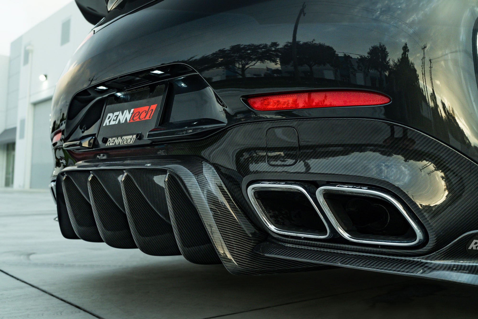 RENNtech | X290 | AMG GT63 | Rear Diffuser | Carbon Fiber | Gloss Fini ...