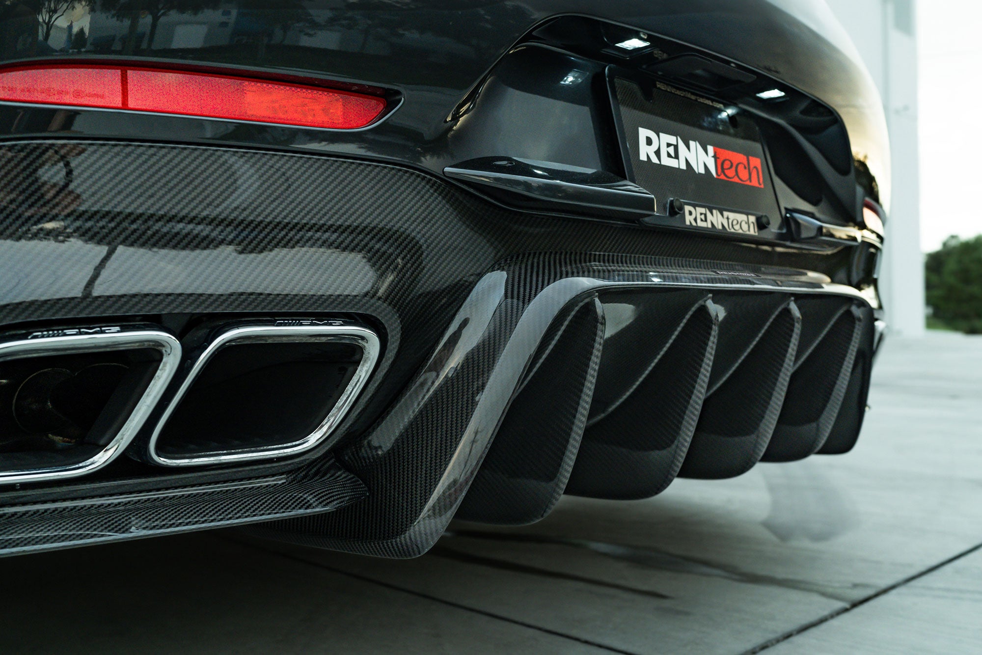 RENNtech | X290 | AMG GT63 | Rear Diffuser | Carbon Fiber | Gloss Fini ...